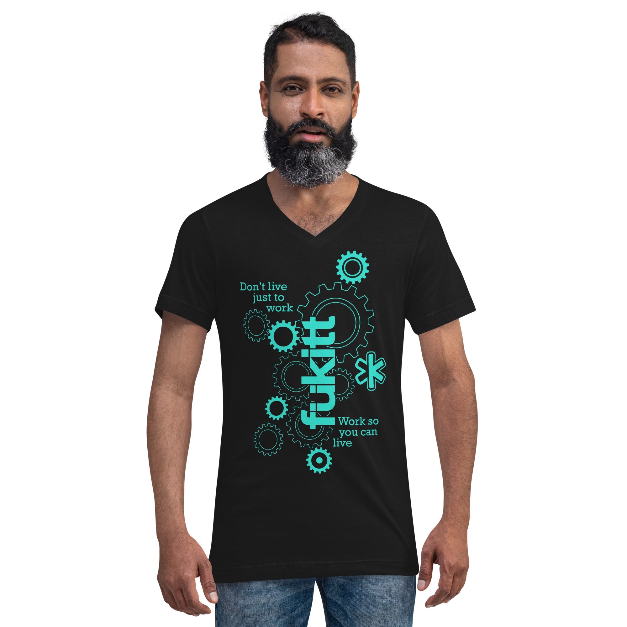 Fukitt Clothing | Kraken Design on a Natural Brown Crew Neck T-Shirt ...